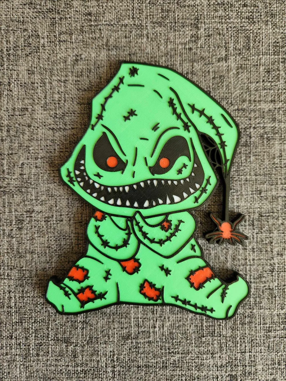 Cute Oogie Boogie Baby Plotting Wall Art by Salvadori - MakerWorld
