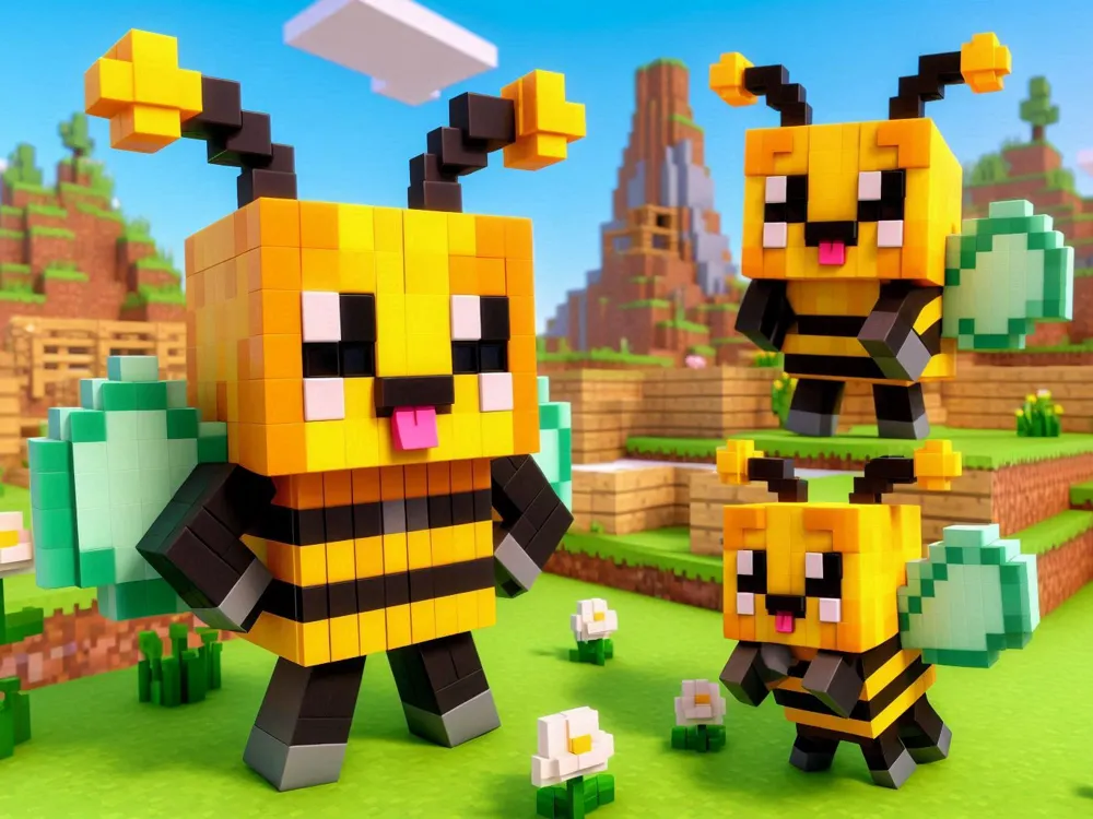 Minecraft Bee Boy by PattyWithAP - MakerWorld