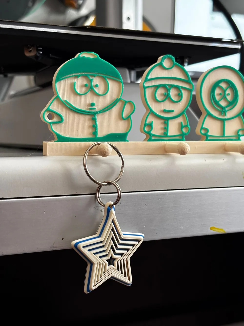 South Park Key Holder - Free 3D Print Model - MakerWorld