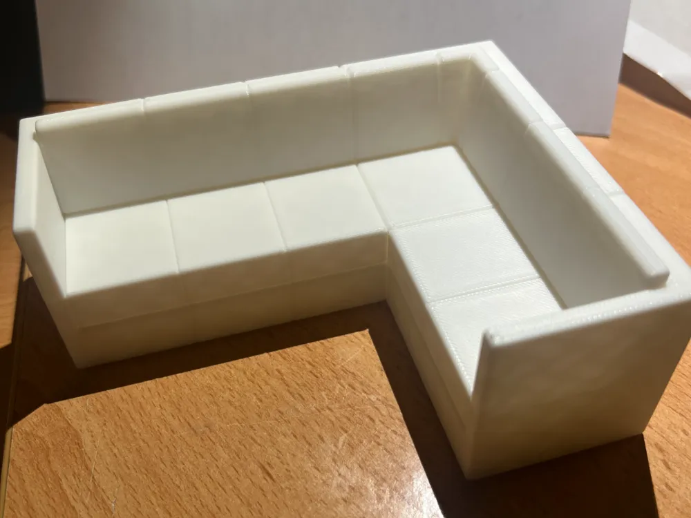 Dollhouse sofa - Free 3D Print Model - MakerWorld