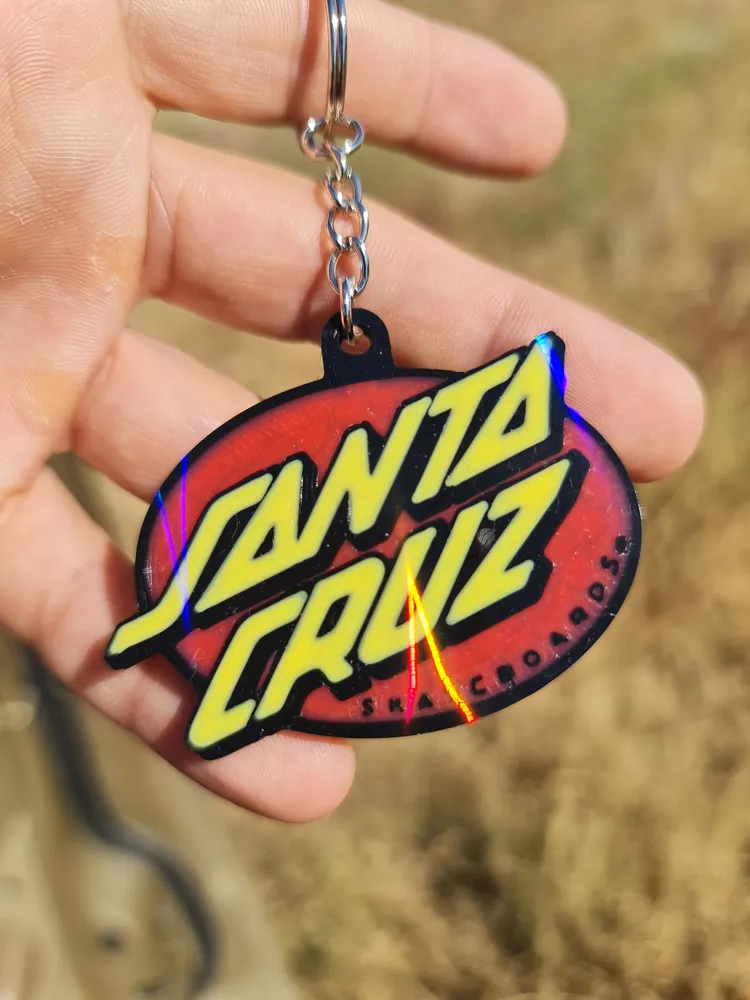 Santa Cruz Skateboards Keychains by MY LIGHT - MakerWorld