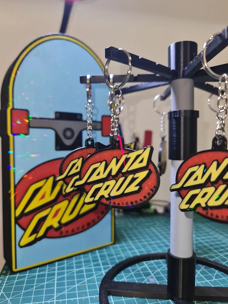 Santa Cruz Skateboards Keychains by MY LIGHT - MakerWorld