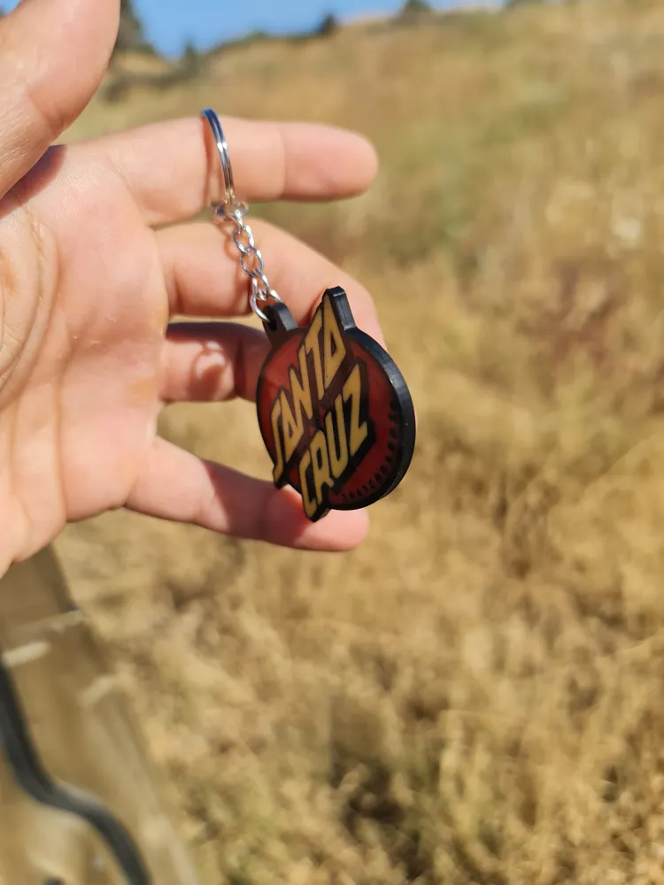 Santa Cruz Skateboards Keychains by MY LIGHT - MakerWorld
