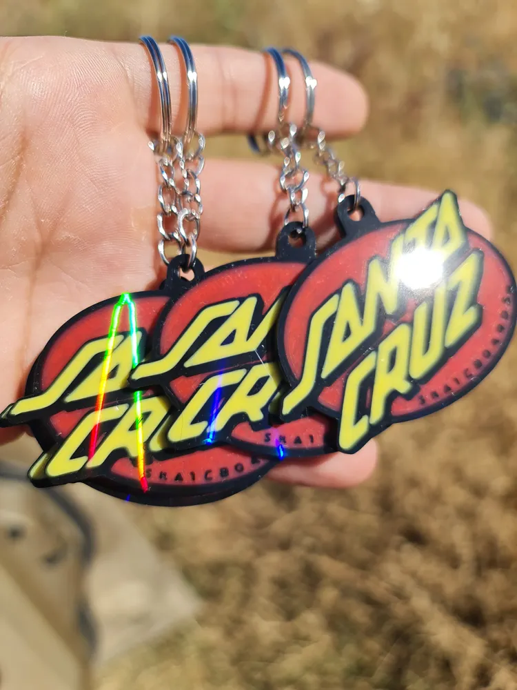 Santa Cruz Skateboards Keychains by MY LIGHT - MakerWorld