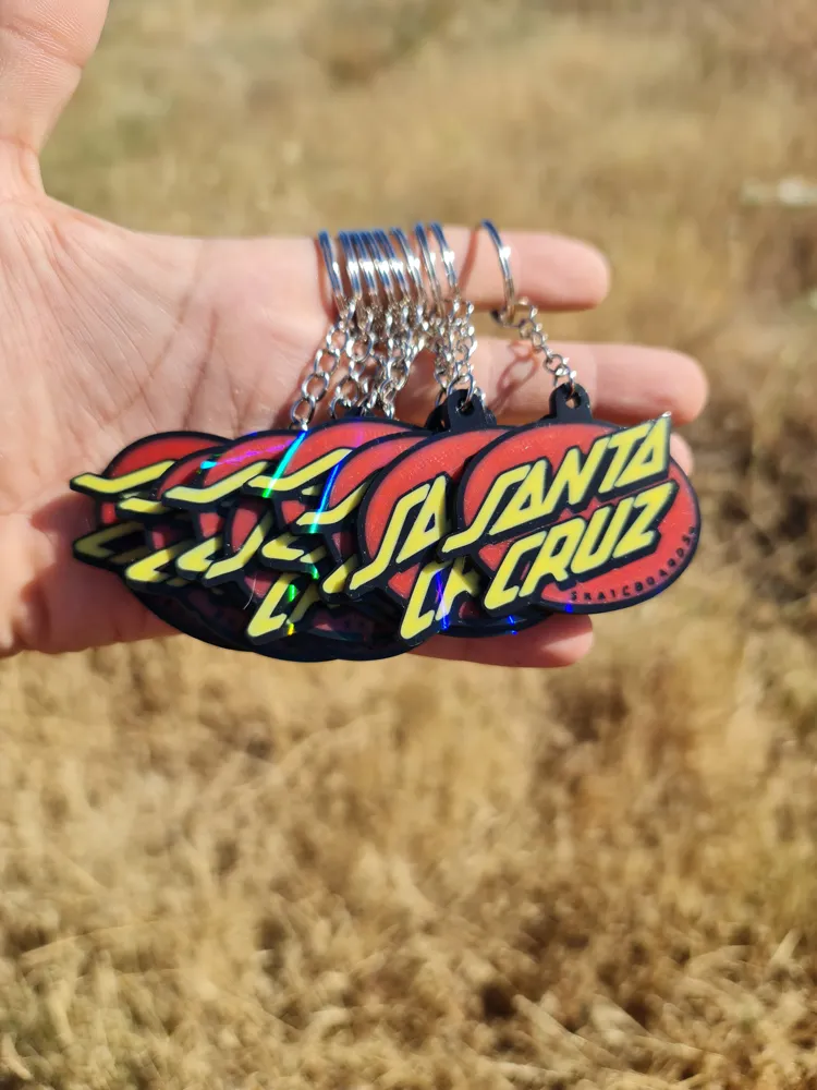 Santa Cruz Skateboards Keychains by MY LIGHT - MakerWorld