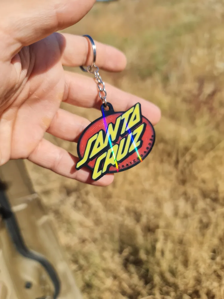 Santa Cruz Skateboards Keychains by MY LIGHT - MakerWorld