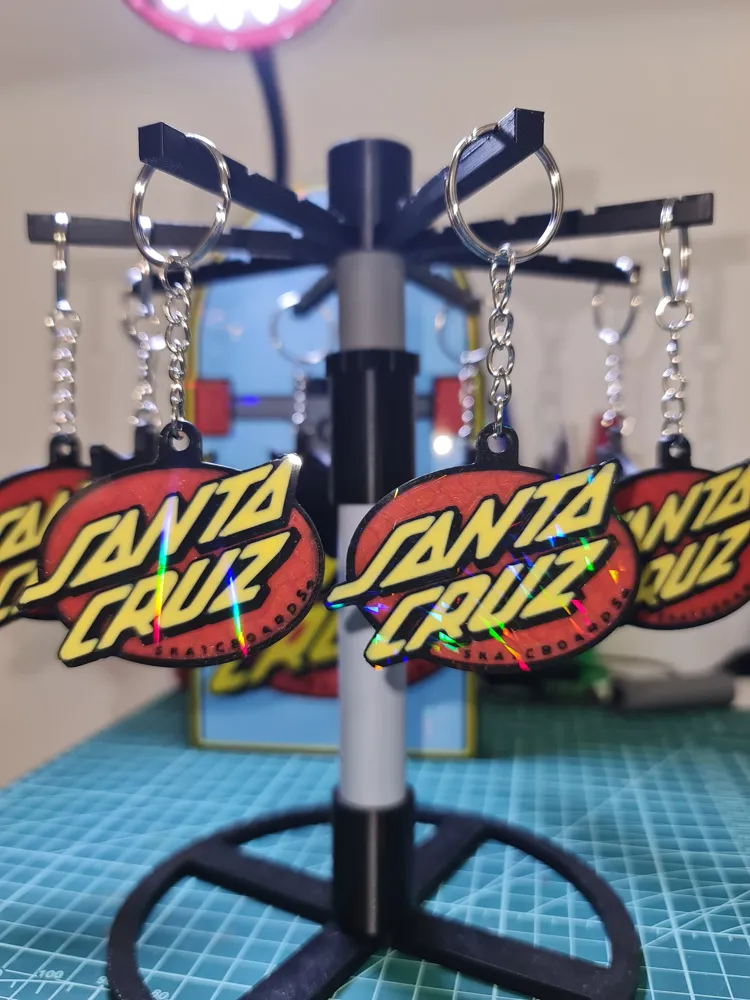 Santa Cruz Skateboards Keychains by MY LIGHT - MakerWorld