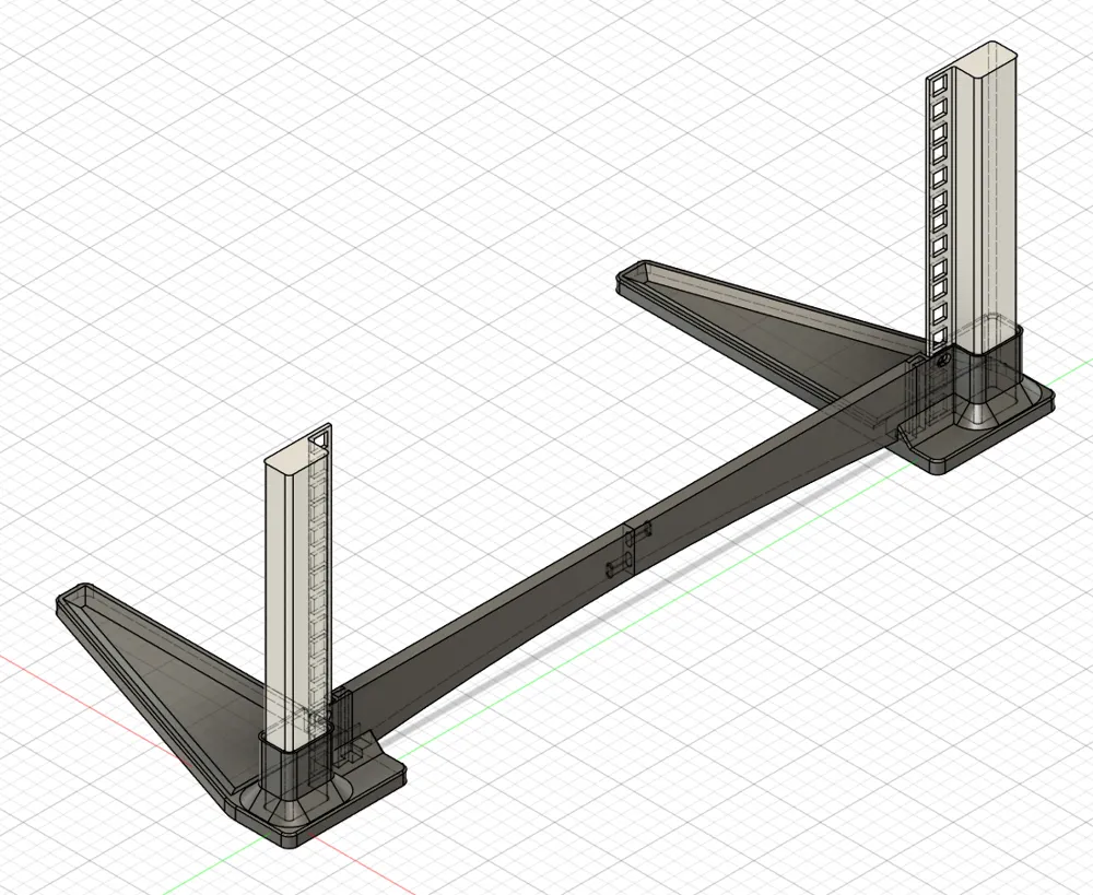Desktop 19 inch prototyping server rack by snapwich MakerWorld ...
