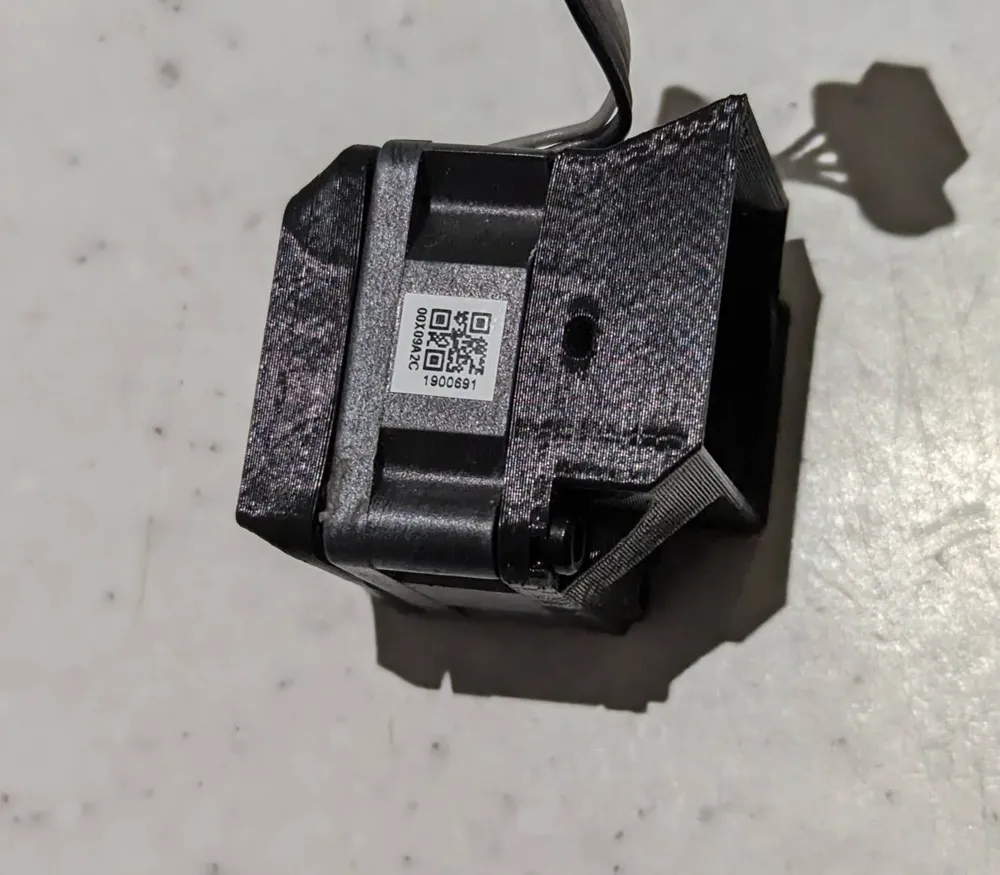 Bambu Lab P1P/P1S hotend fan duct - front cover mounted fan and duct ...