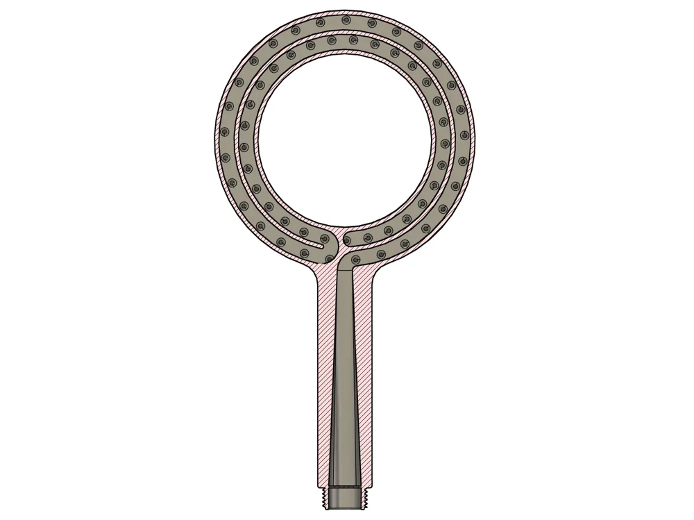 Halo Ring Shower Head V1 by NilsoHD - MakerWorld