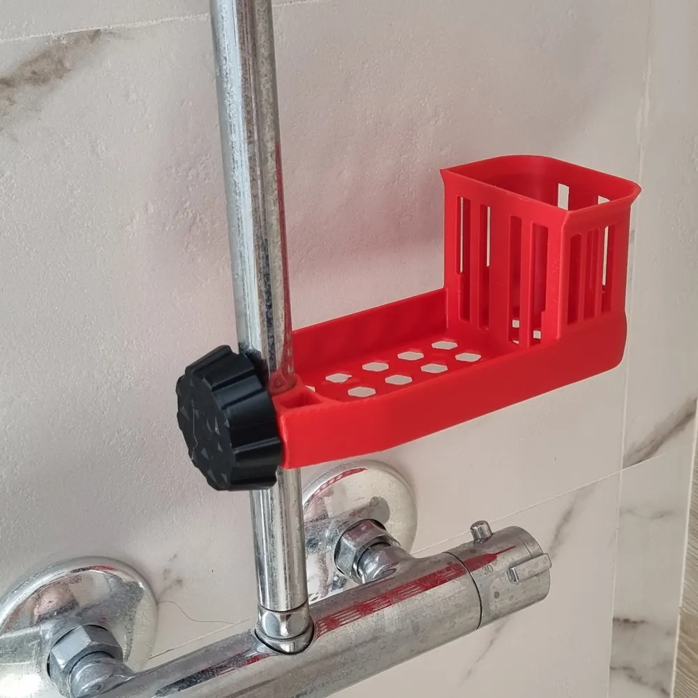 Shower shampoo holder 22mm (No support) by Scaleaddiction MakerWorld ...