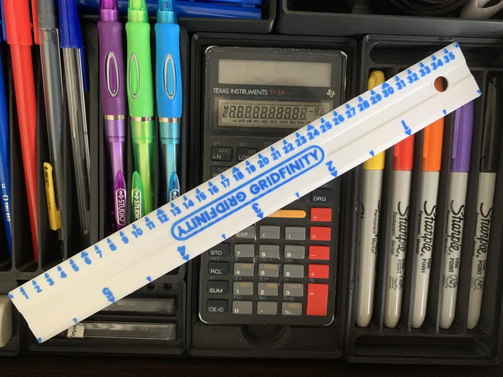 Gridfinity Ruler (6 Units Long) by ModMonster MakerWorld: Download Free ...