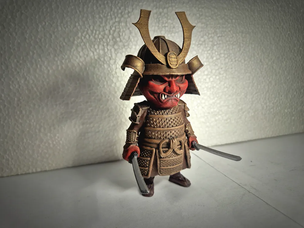 Mini Oni Samurai Warrior by ONI.FORGE MakerWorld: Download Free 3D Models