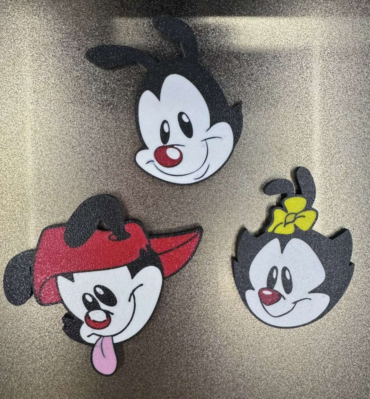 Animaniacs Magnet Pack (Flushed) - Free 3D Print Model - MakerWorld