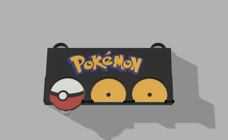 Pokemon Pokeball Keychain Key Hanger AMS by kuuji :) - MakerWorld