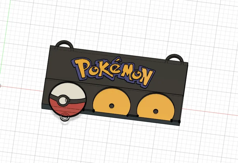 Pokemon Pokeball Keychain Key Hanger AMS by kuuji :) - MakerWorld