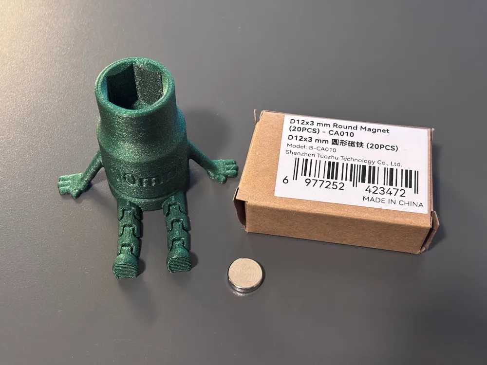 10mm Socket with articulated legs by JB Custom Designs MakerWorld ...