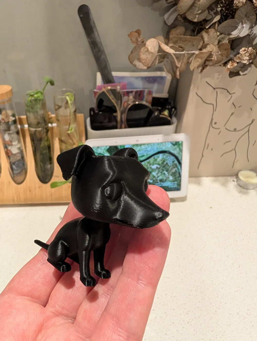 Cliffy the Greyhound - Pop Vinyl-Style Figurine by Luke - MakerWorld