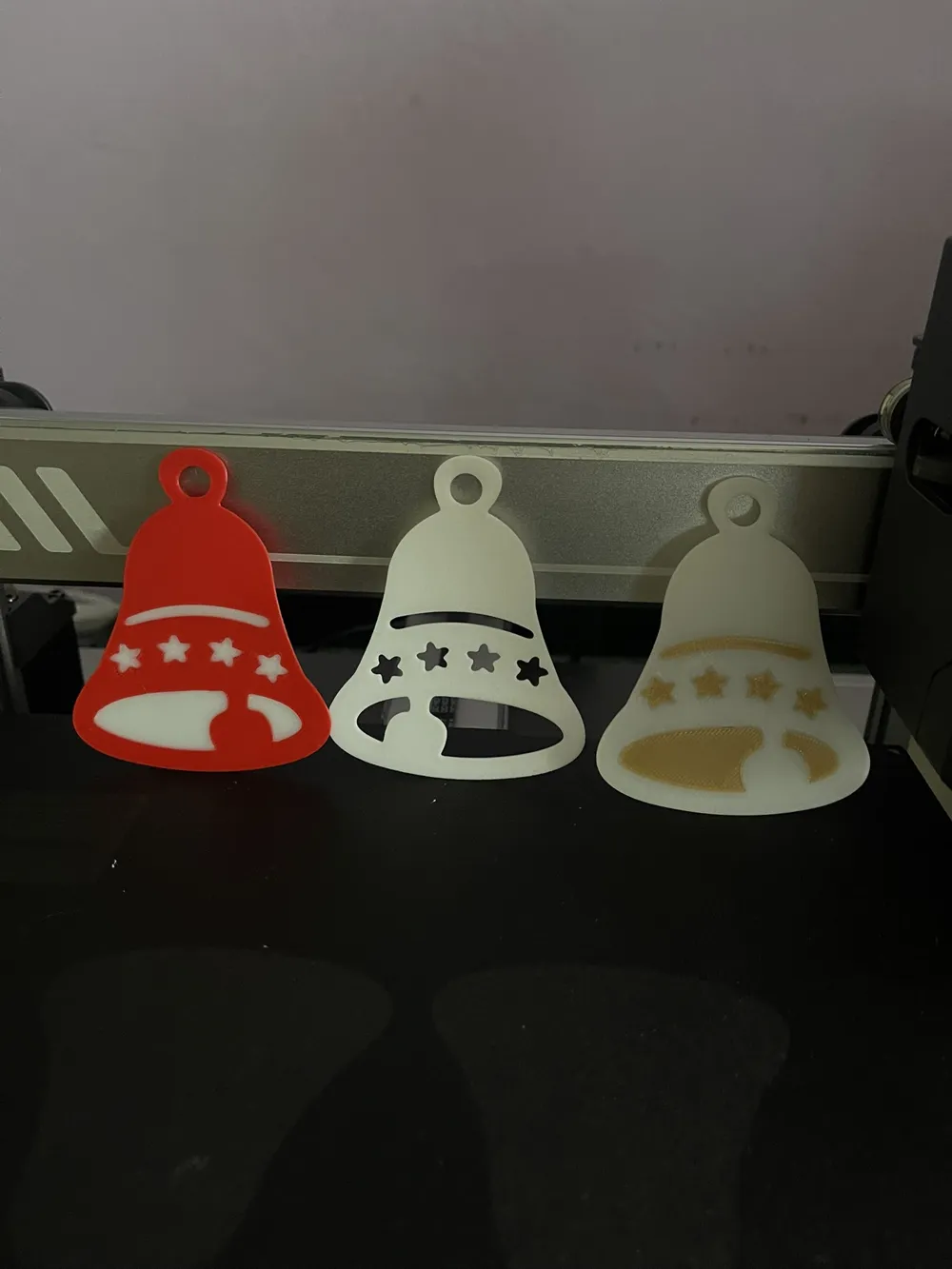 Christmas Ornament - Bell - Multicolor/Single Color by ideat0m - MakerWorld