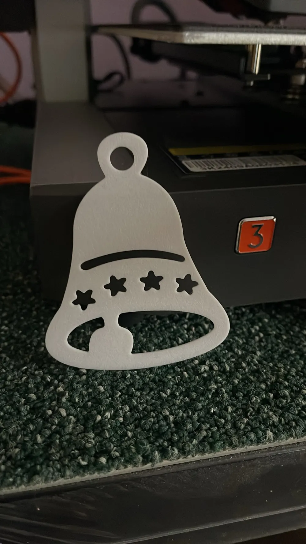 Christmas Ornament - Bell - Multicolor/Single Color by ideat0m - MakerWorld