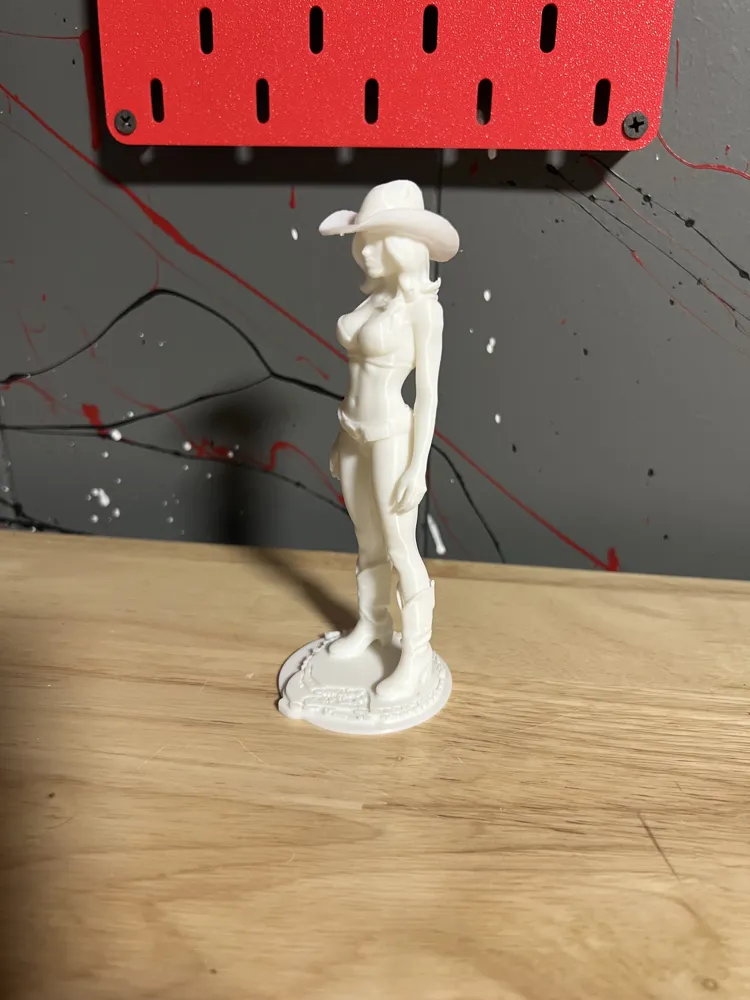 Sexy Cowgirl Pinup 2 by cole MakerWorld: Download Free 3D Models