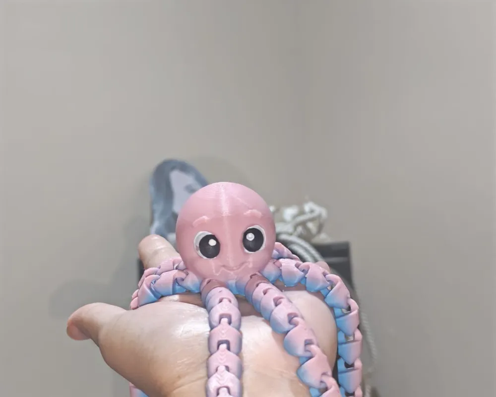 Very Cute Articulated Octopus - Free 3D Print Model - MakerWorld