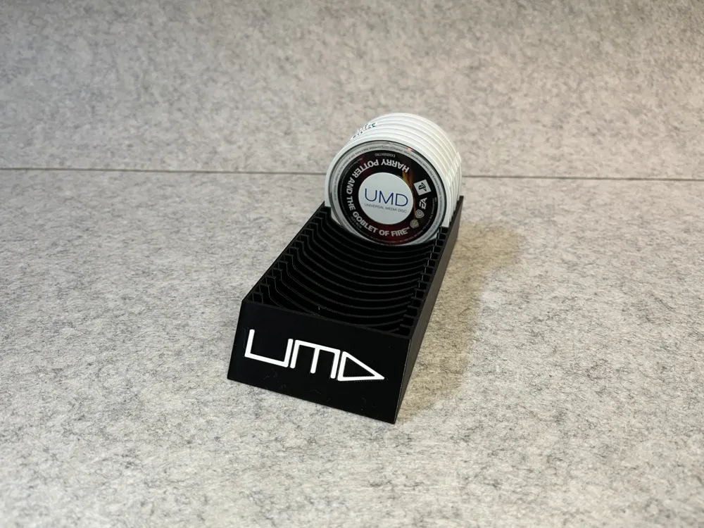 Stand holder for 20 UMD discs for PSP - Free 3D Print Model - MakerWorld