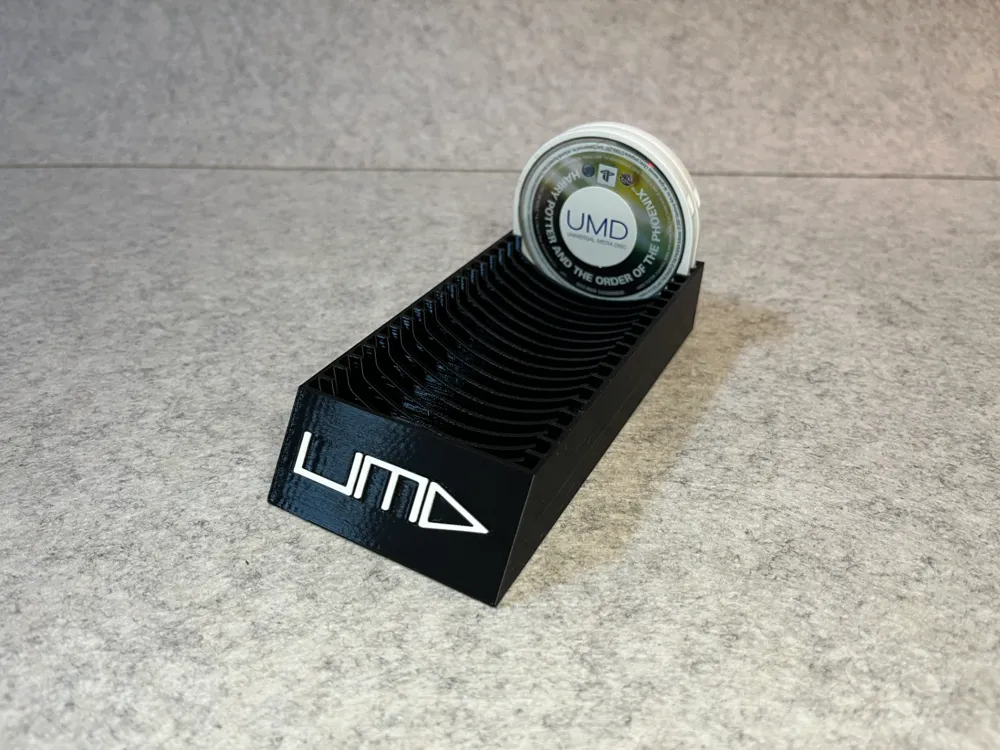 Stand holder for 20 UMD discs for PSP - Free 3D Print Model - MakerWorld