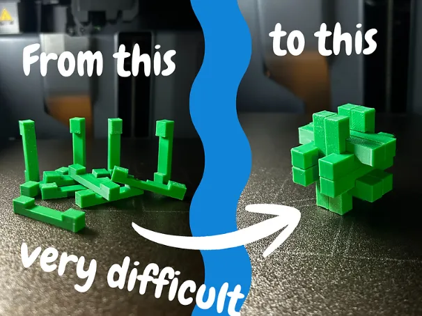 Extremely difficult star puzzle + fidget - Free 3D Print Model - MakerWorld