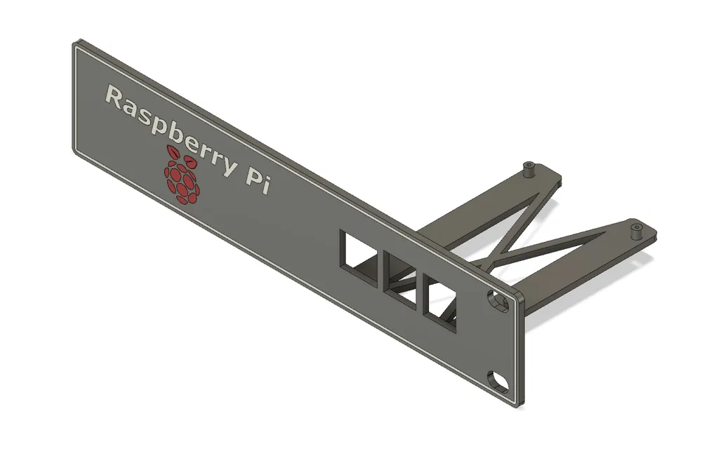 Raspberry Pi Rack Mount by Helipilot04 - MakerWorld