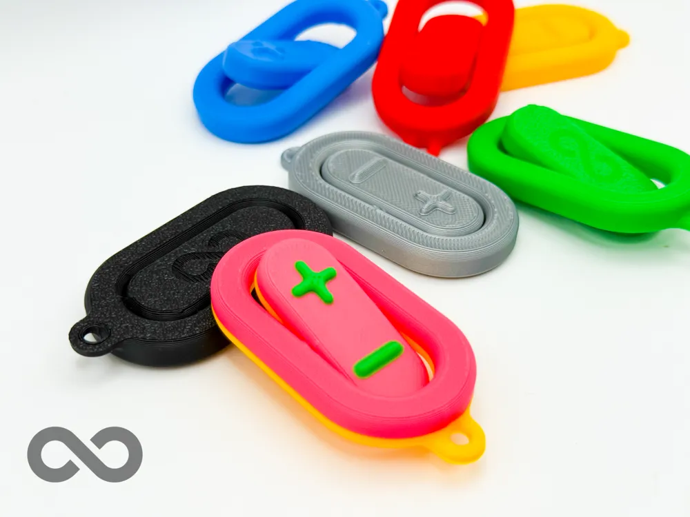 Volume Flipper Fidget - Print in Place Keychain by Eternity Labs ...