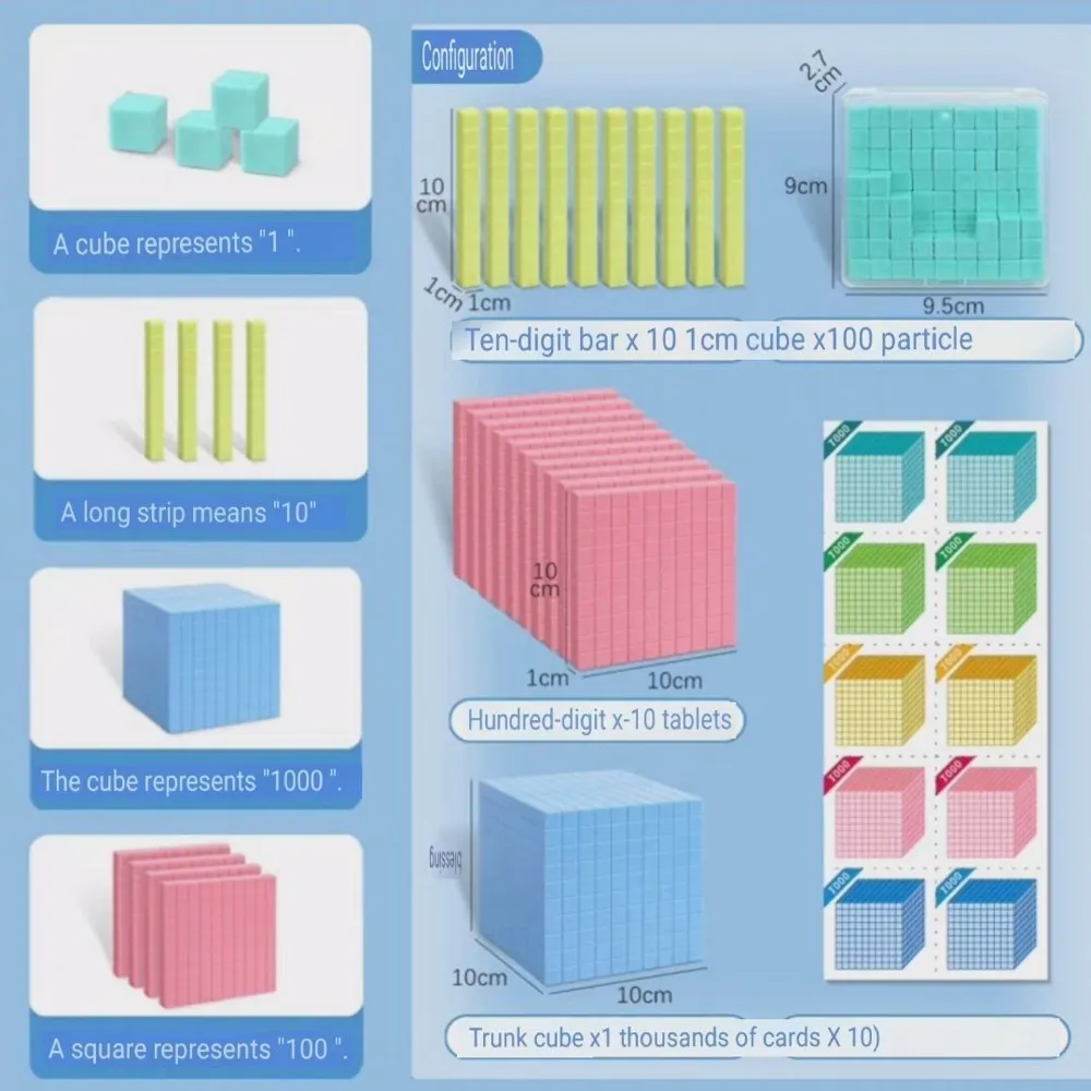 Base Ten Blocks - Free 3D Print Model - MakerWorld