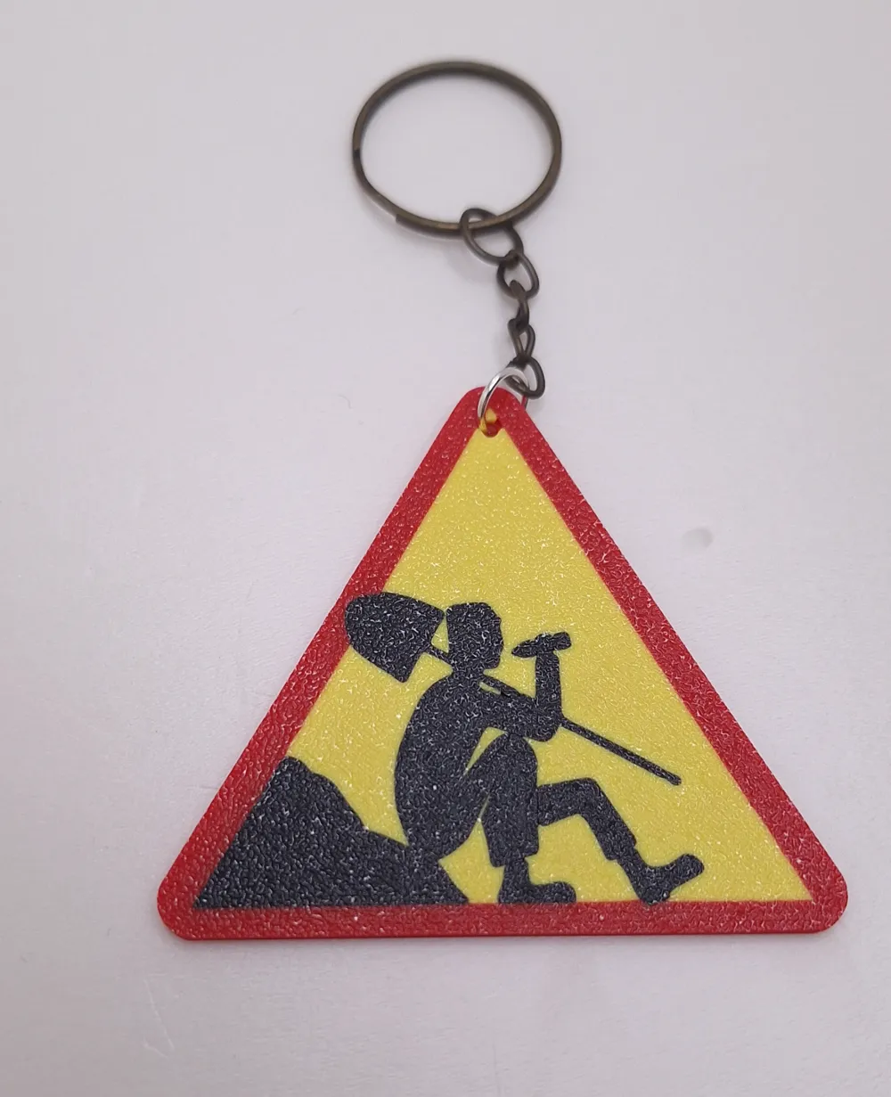 Hard Work Keychain by MK 3D - MakerWorld