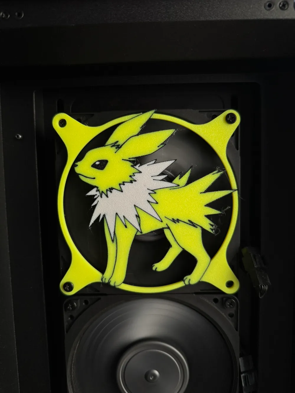 Jolteon PC Fan cover 120mm (4 color/one AMS) by 3d_print_creations ...