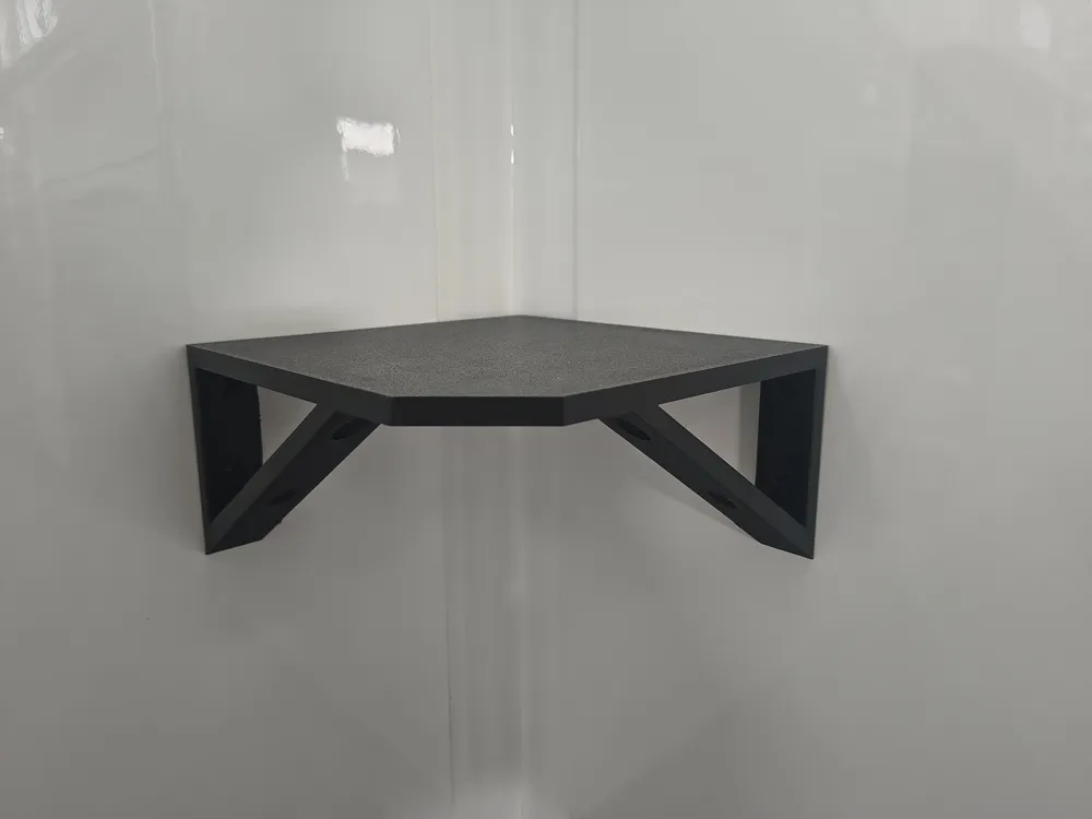 Max Corner Floating Wall Shelf - Free 3D Print Model - MakerWorld