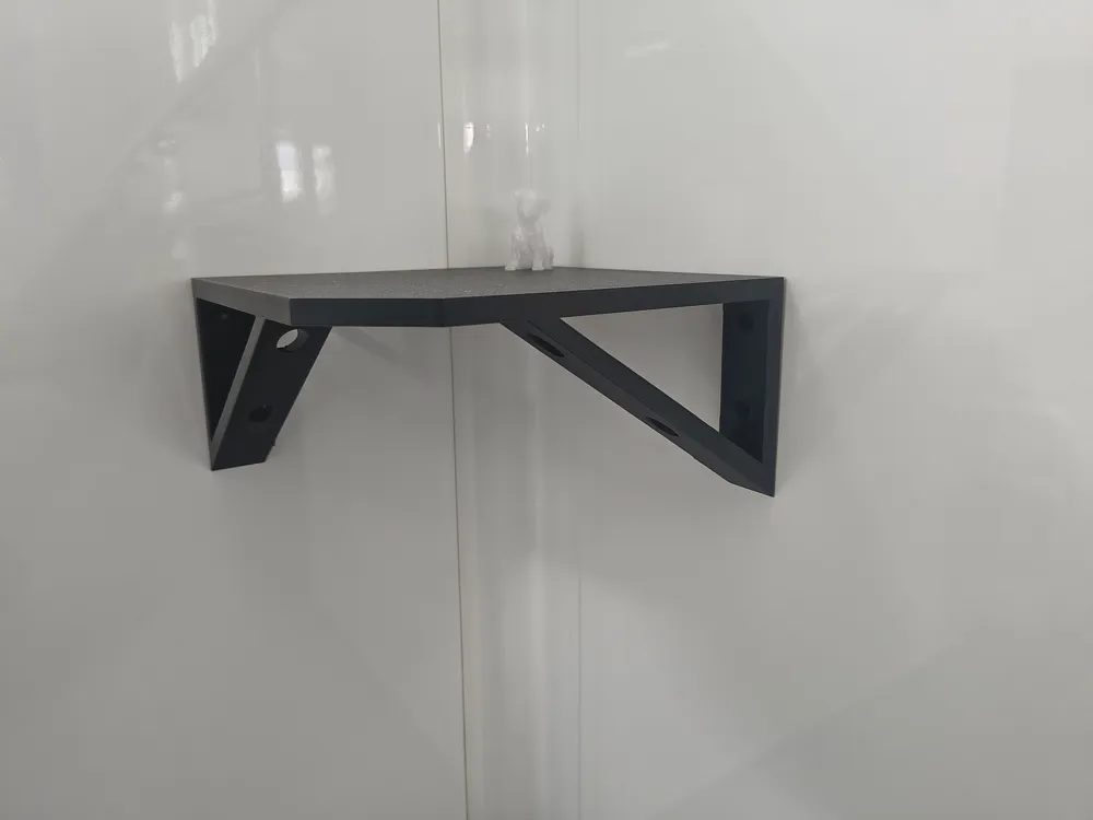 Max Corner Floating Wall Shelf - Free 3D Print Model - MakerWorld