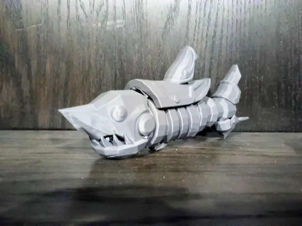 Jinx's Shark Gun - Arcane - Free 3D Print Model - MakerWorld