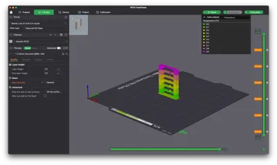 PETG temp tower 235 up to 260 by MikeProch MakerWorld: Download Free 3D Models