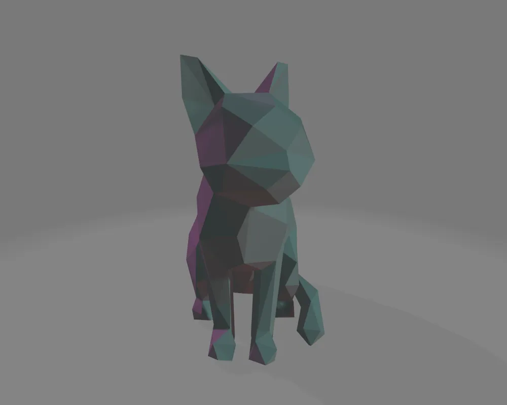 Low poly cat v1 by Maicon_Leonard69 - MakerWorld