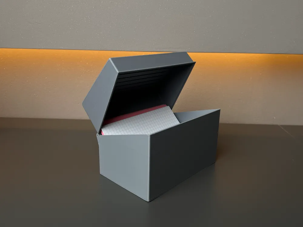 Index cards Box A6 Flashcards Flashcard Box by Jordan LAB MakerWorld ...