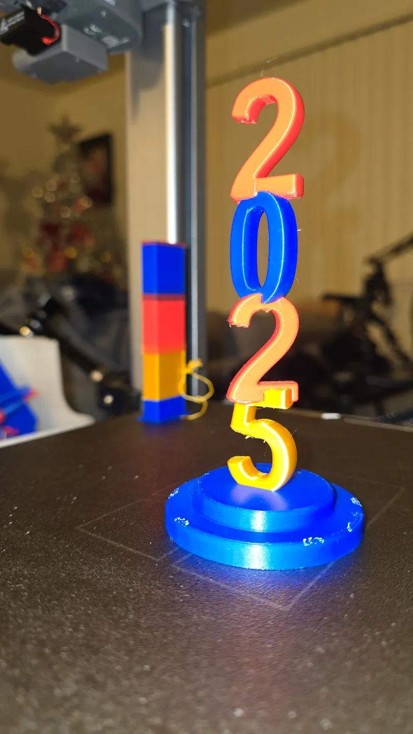 2025 New Year Table top party decoration by cyberjo50 - MakerWorld