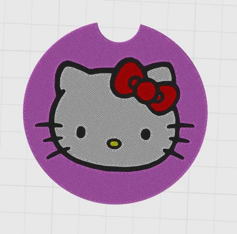 Hello Kitty - Car Coasters by Rager1902 MakerWorld: Download Free 3D Models