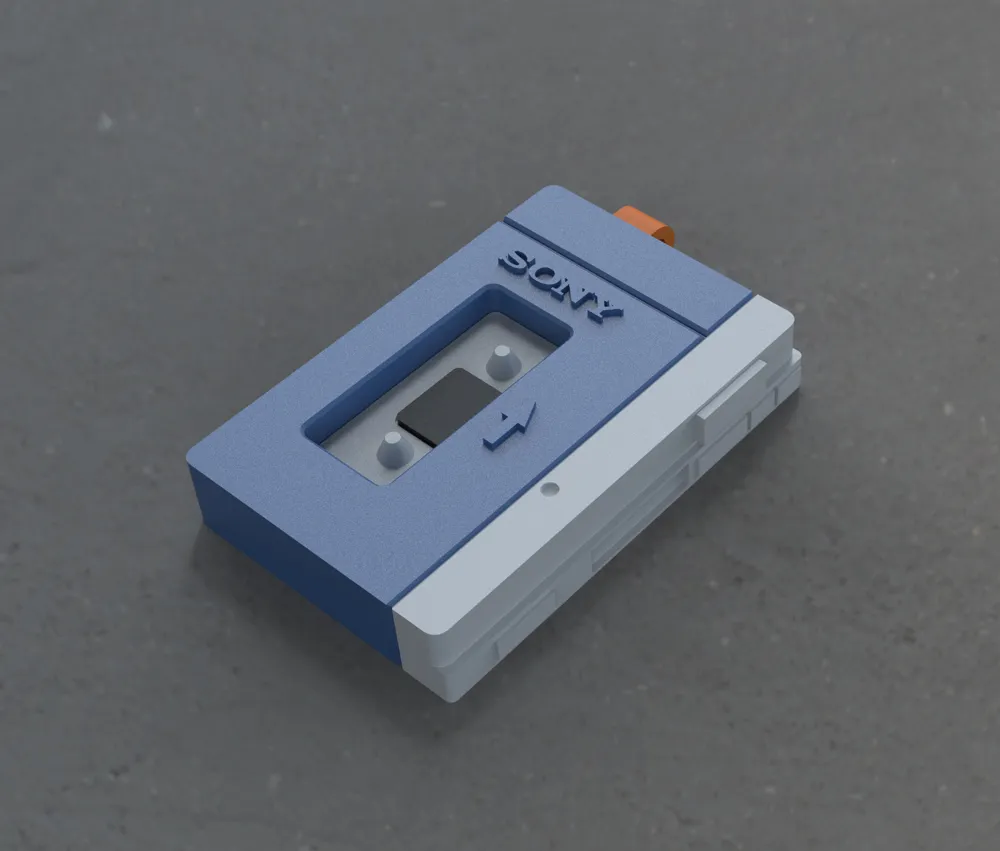 Sony Walkman 80's TPS-L2 - Keychain by Sakkez Games - MakerWorld