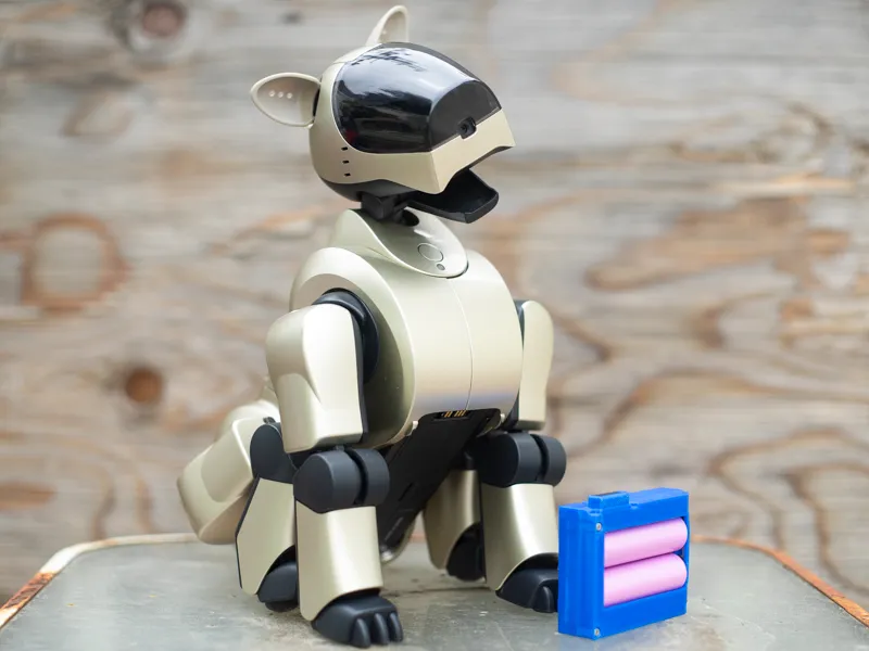 Sony Aibo ERS-210/220 Robot Dog 18650 Case by c0mfortcruise - MakerWorld