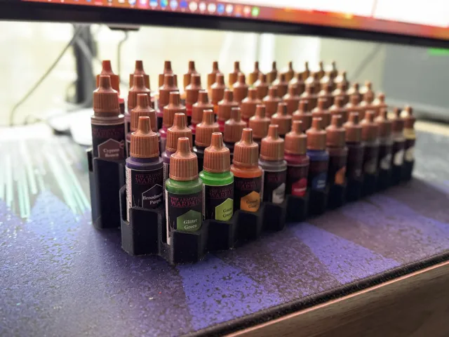 Hex Paint Holder/Organizer - Army Painter/Vallejo by Voluntaryspasms ...