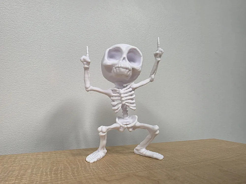"Chill" Skeleton - Dance Party - Free 3D Print Model - MakerWorld