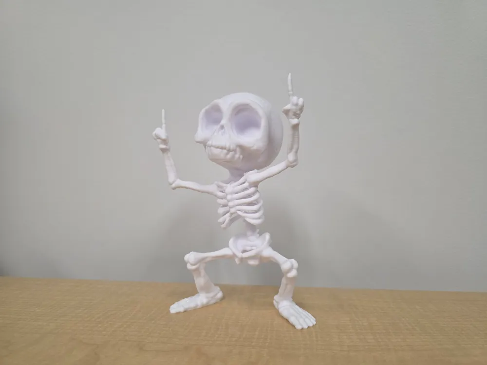 "Chill" Skeleton - Dance Party - Free 3D Print Model - MakerWorld