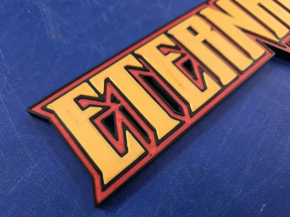 Marvel Eternals comic logo - Free 3D Print Model - MakerWorld