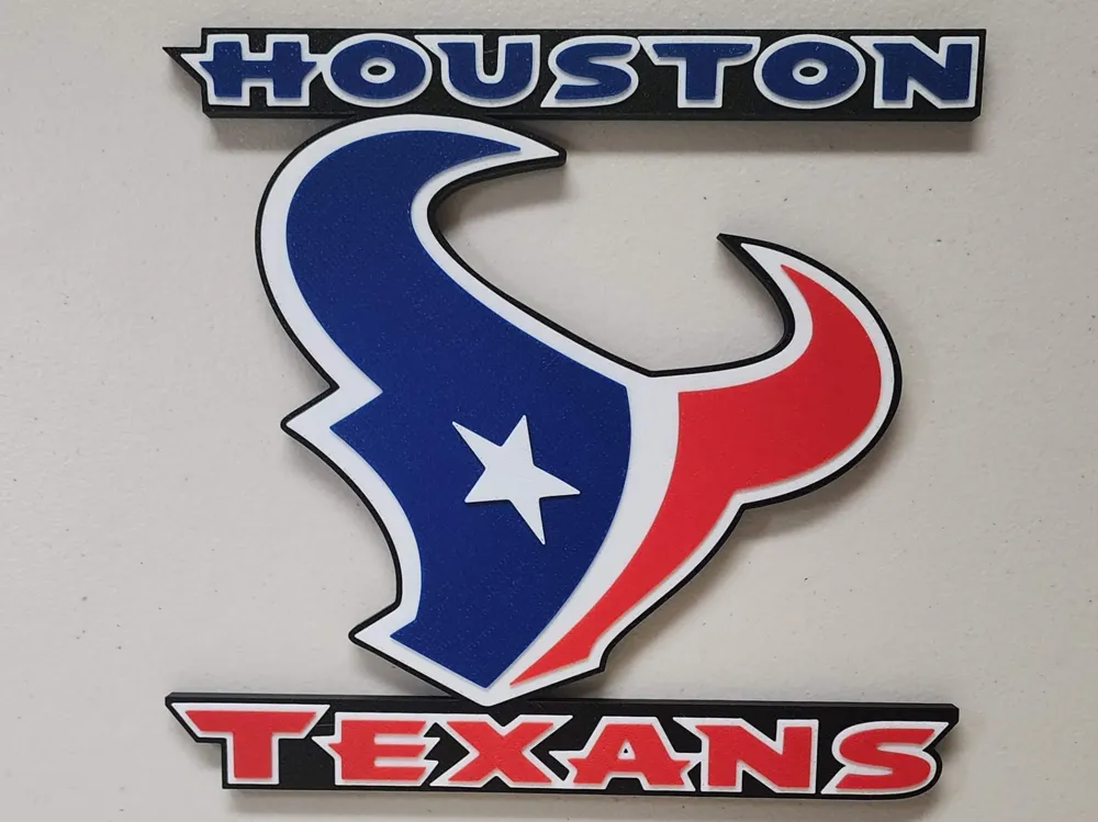 Houston Texans Wall Sign by briankstan - MakerWorld