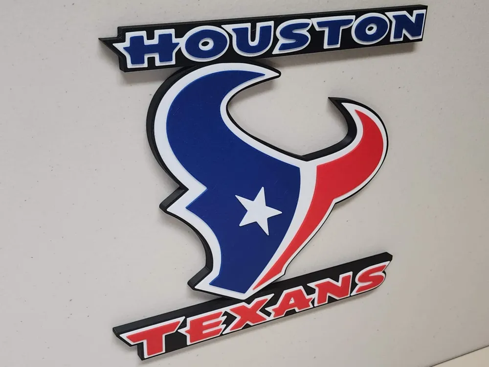 Houston Texans Wall Sign by briankstan - MakerWorld